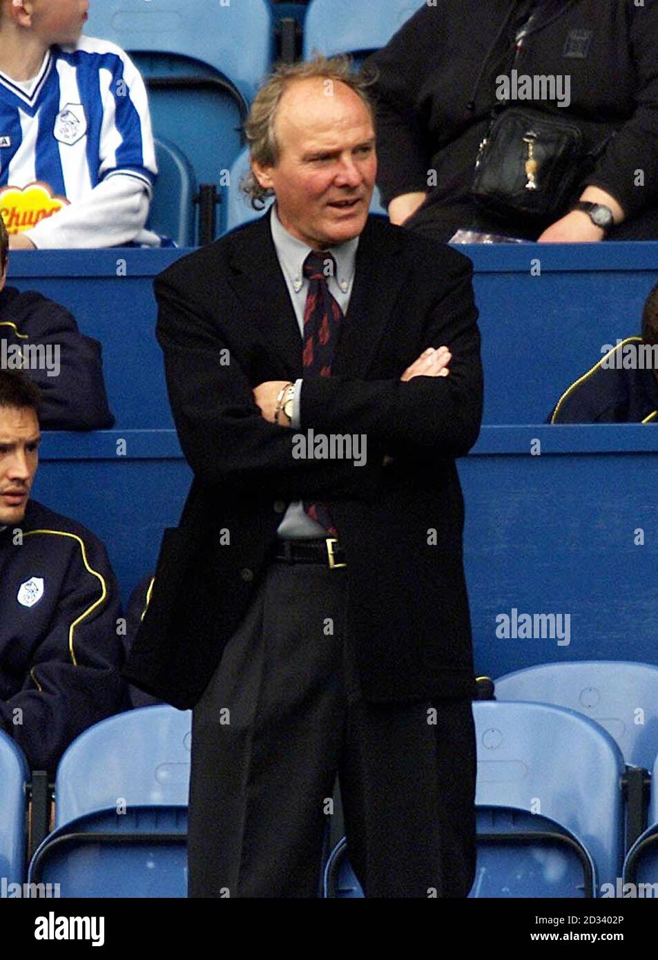 Sheffield wednesday manager terry yorath watches on hi-res stock ...