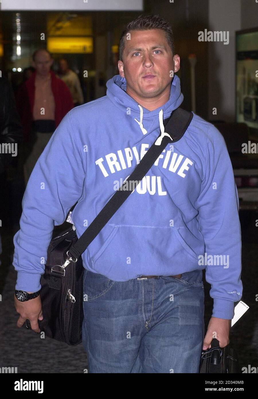 Darren gough the yorkshire and england fast bowler hi-res stock ...