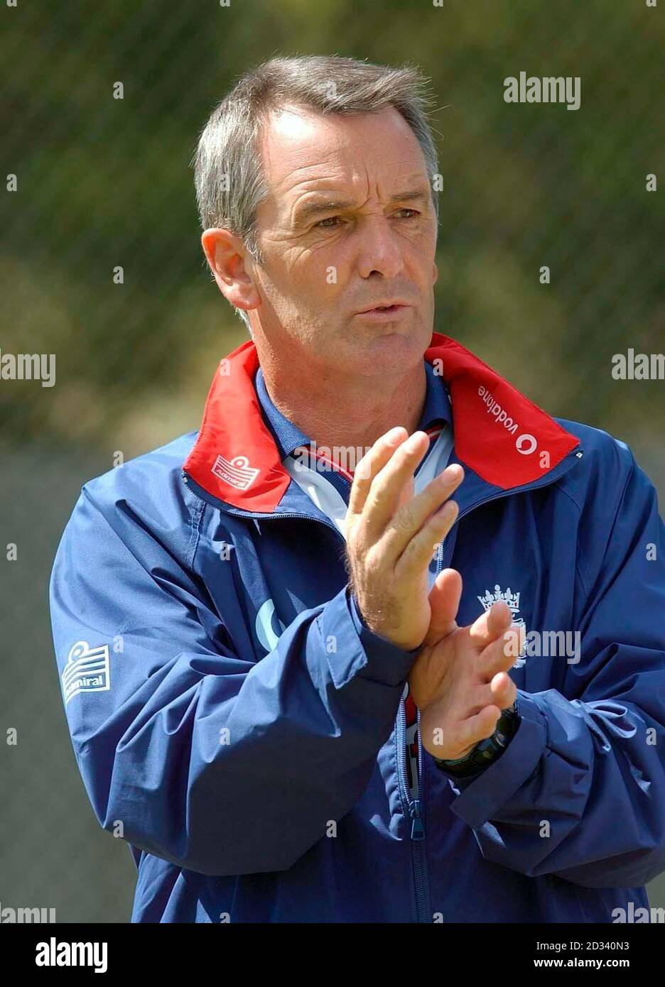 EDITORIAL USE ONLY - NO COMMERCIAL USE: England's Operational Manager ...