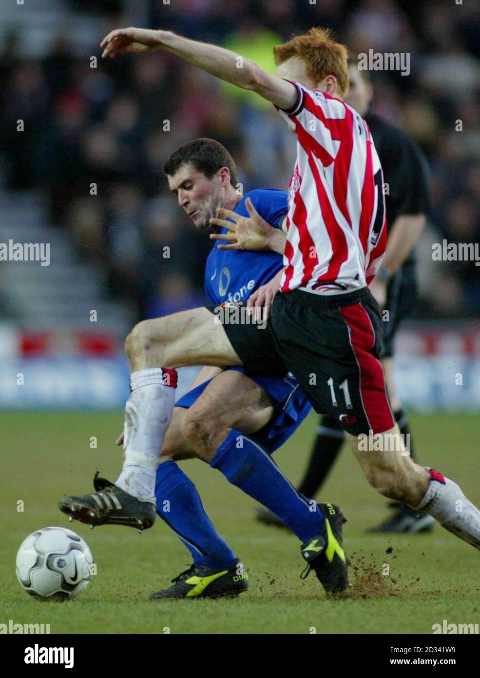 Football action roy keane michael svensson hi-res stock photography and ...