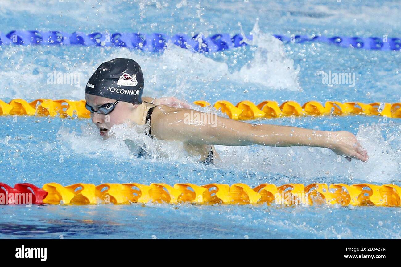 England's Siobhan O'Connor during the Women's 100m Butterfly Final, at ...