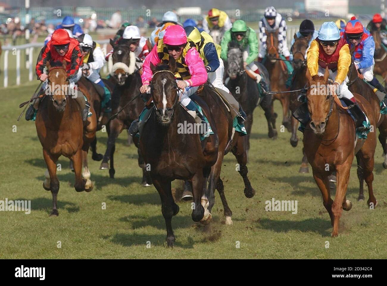 Pablo and Michael Hills (centre pink cap) win the Freephone Stanley ...