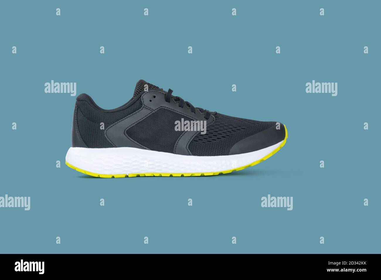 Fashion running sneaker shoes isolated on beautiful pastel color ...