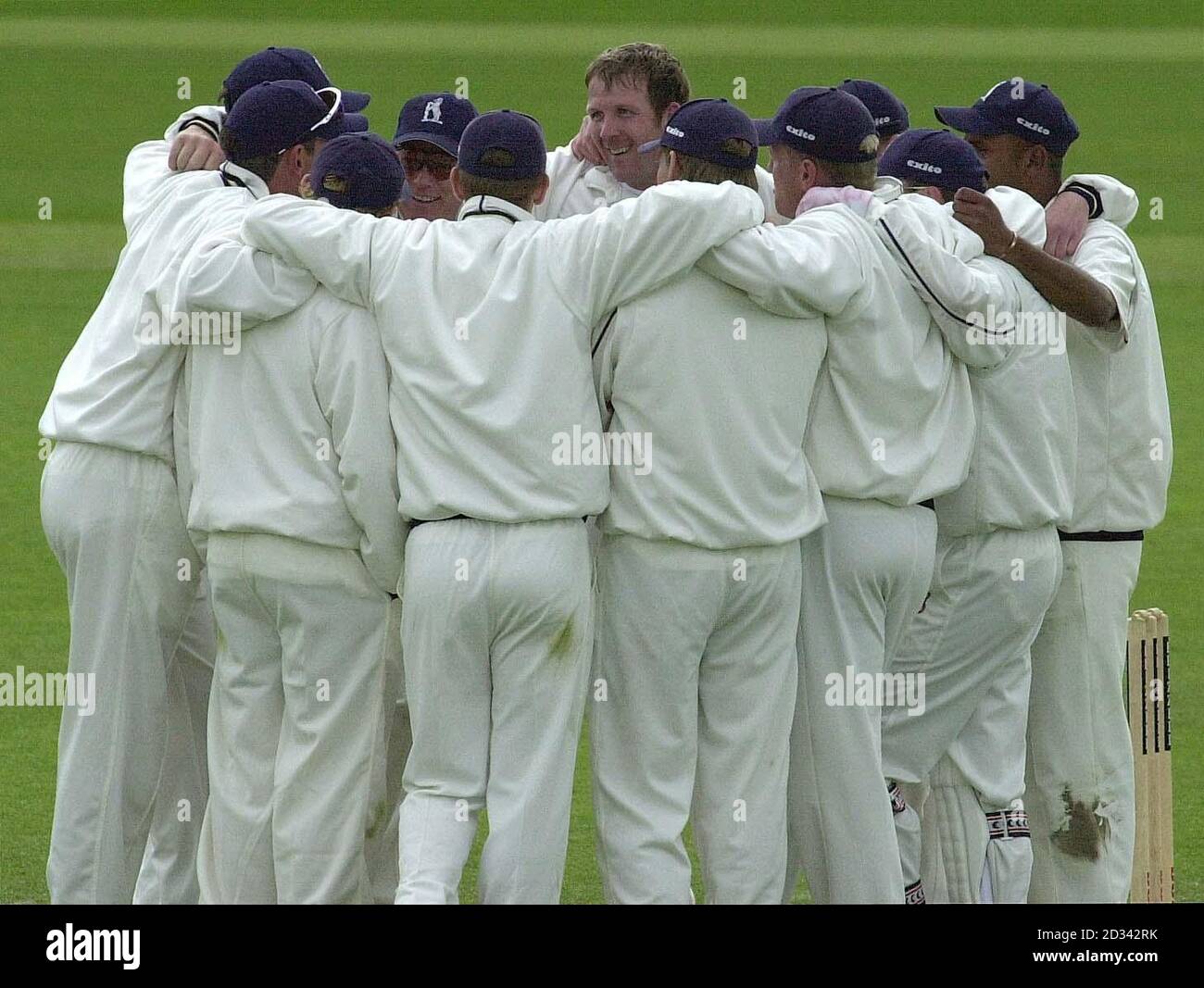 Cricket action celebrating mark butcher hi-res stock photography and ...