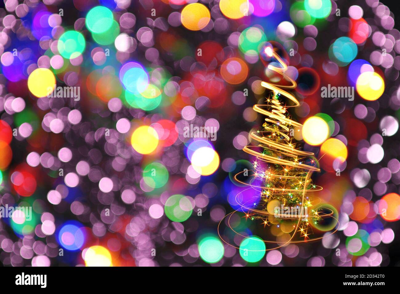 color christmas lights texture as nice holiday background Stock Photo ...