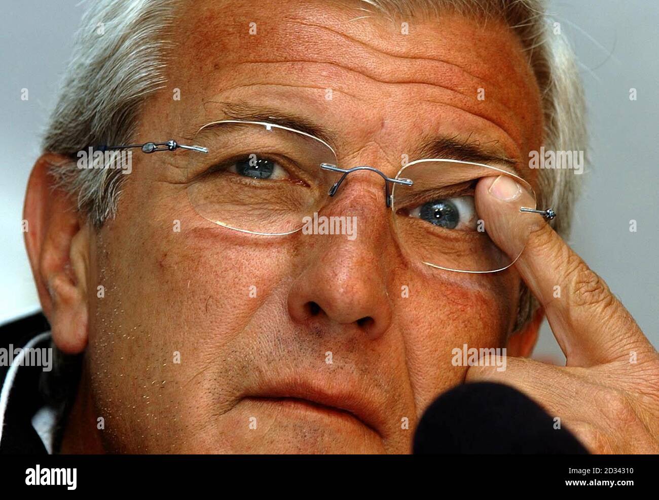 Juventus coach Marcello Lippi, attends a media Conference at the Old ...