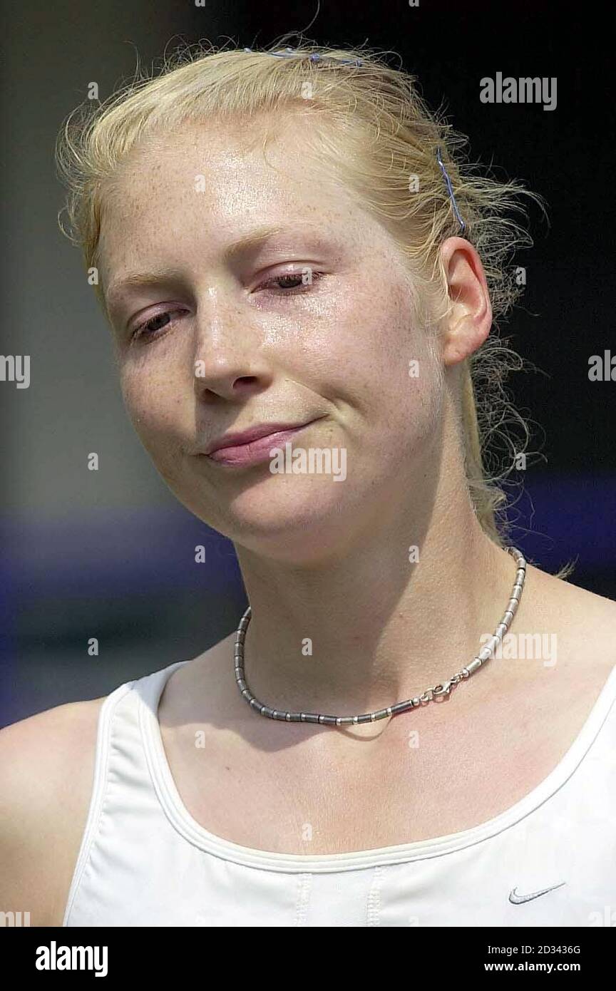 Daughter former wimbledon champion christine trueman janes hi-res stock ...