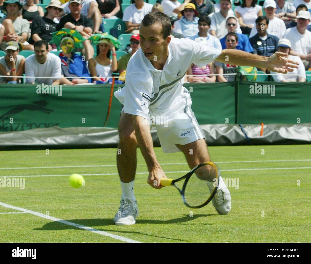 EDITORIAL USE ONLY, NO MOBILE PHONE USE Radek Stepanek from the Czech ...