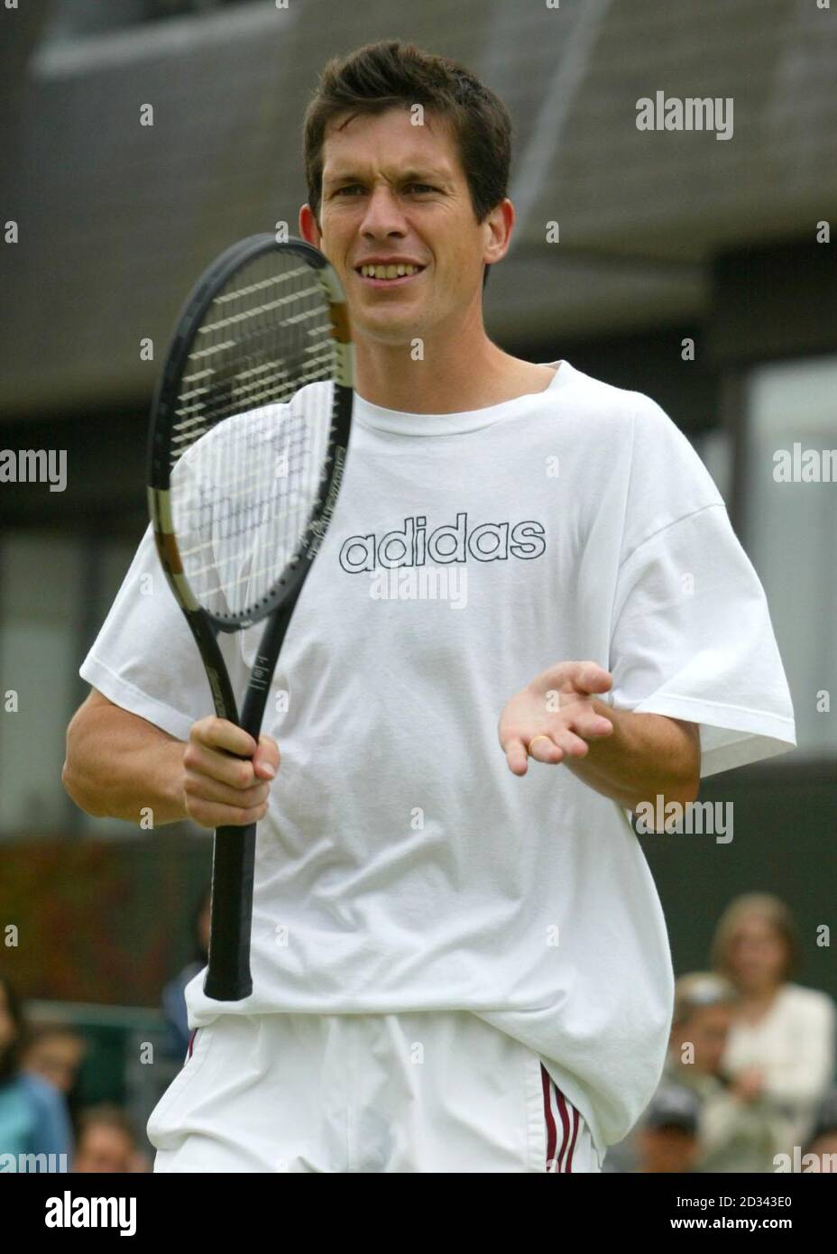 EDITORIAL USE ONLY, NO MOBILE PHONE USE Britain's Tim Henman in early ...