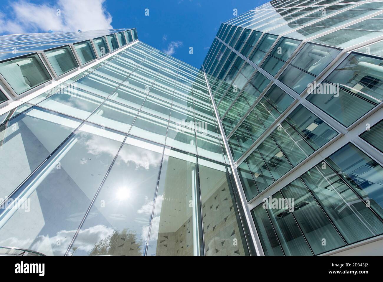 View of main entrance on south side showing glazing. Verde SW1, London ...
