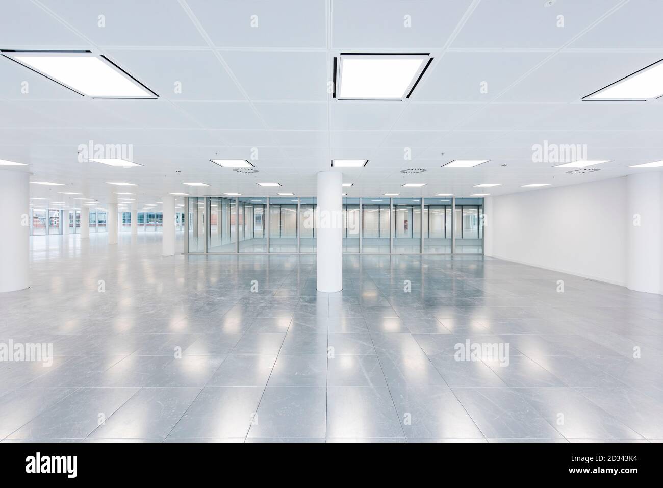 View of typical floor plate looking to atrium. Verde SW1, London ...