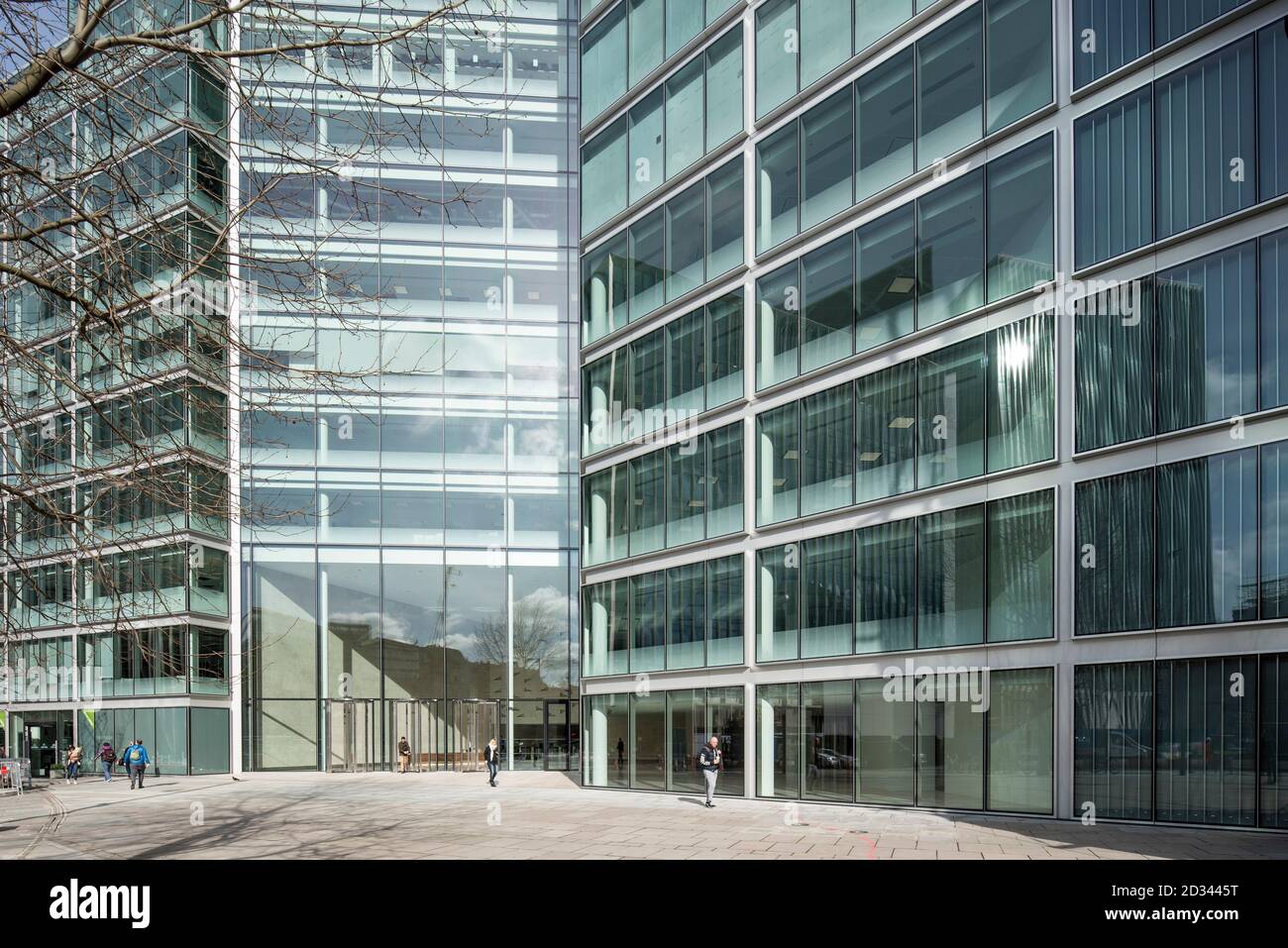 Horizontal view of main entrance on south side. Verde SW1, London ...