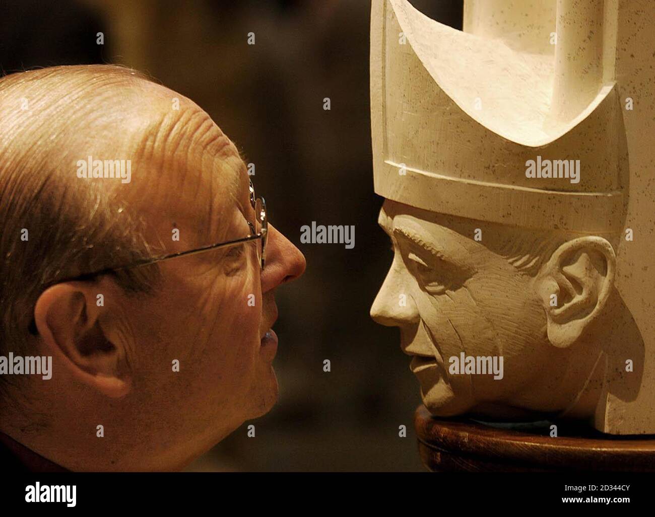 The Archbishop of York today revealed a head for heights as a stone ...