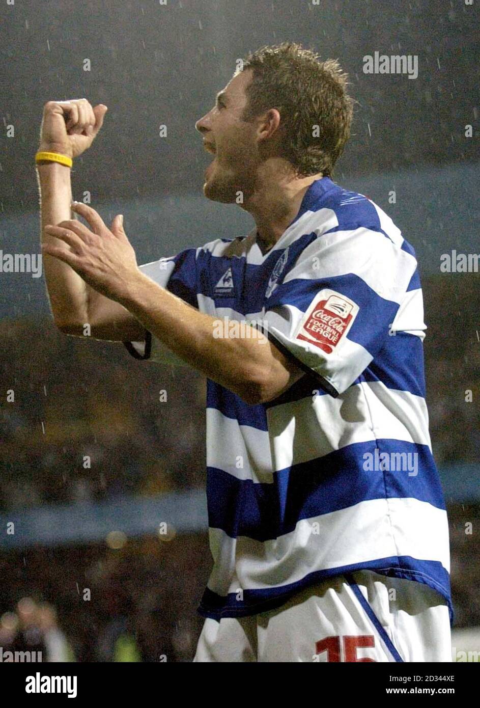 Queens Park Rangers' Jamie Cureton celebrates after scoring against ...