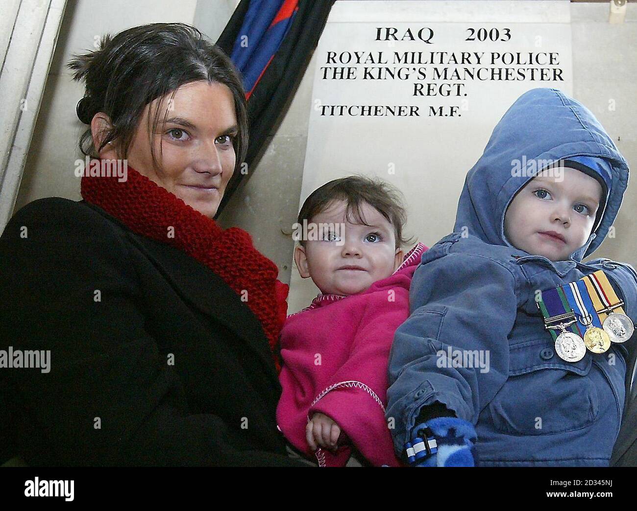 Raqual Harper-Titchener with daughter Angel and son Matheson and ...