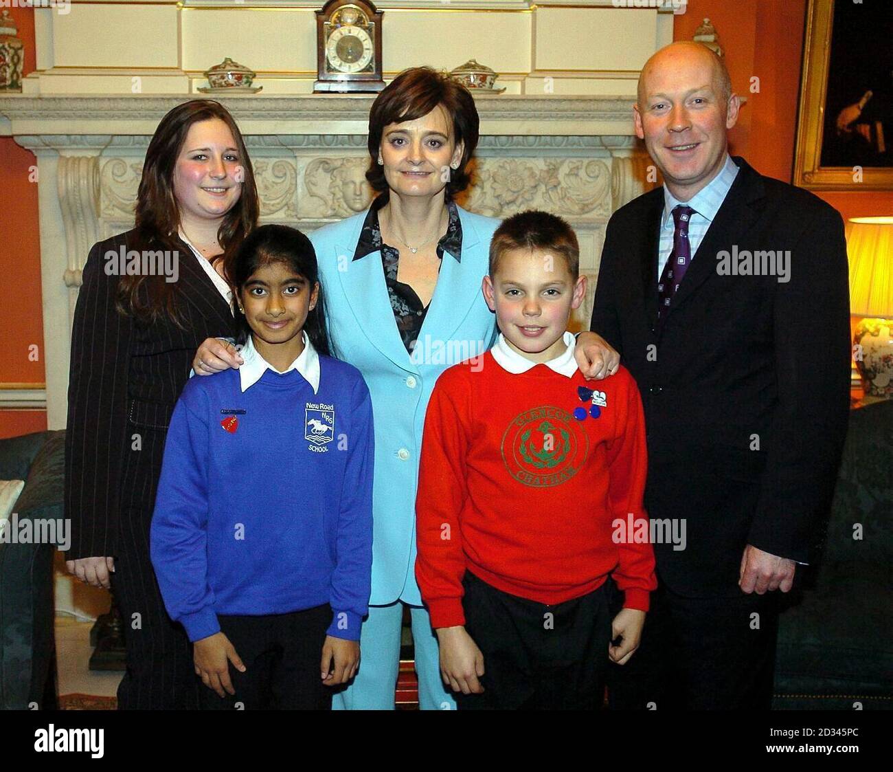 Prime Ministers wife, Cherie Blair with MP for Chatham Jonathan Shaw ...
