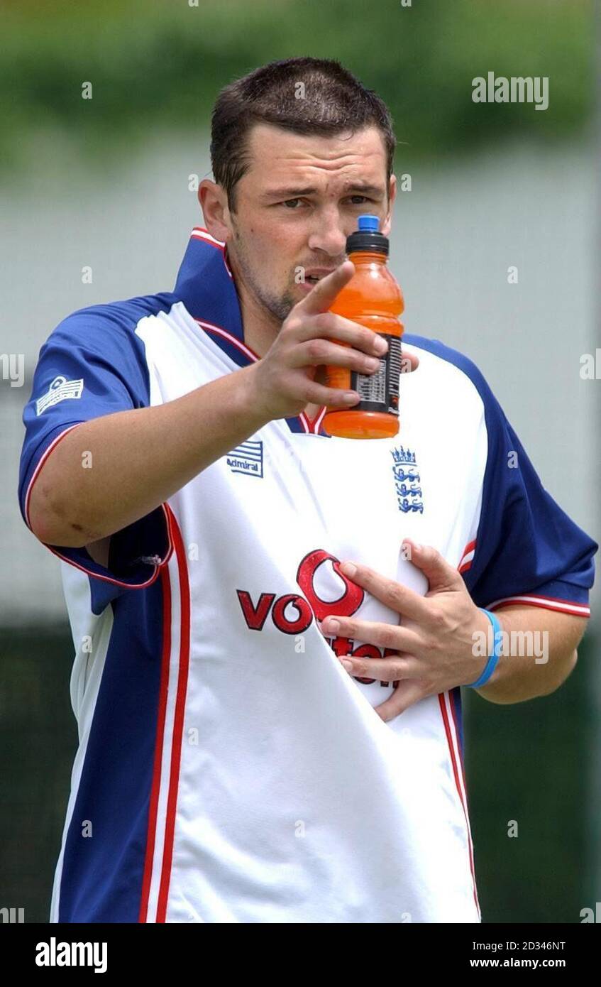England's Stephen Harmison at St George's Park Stock Photo - Alamy
