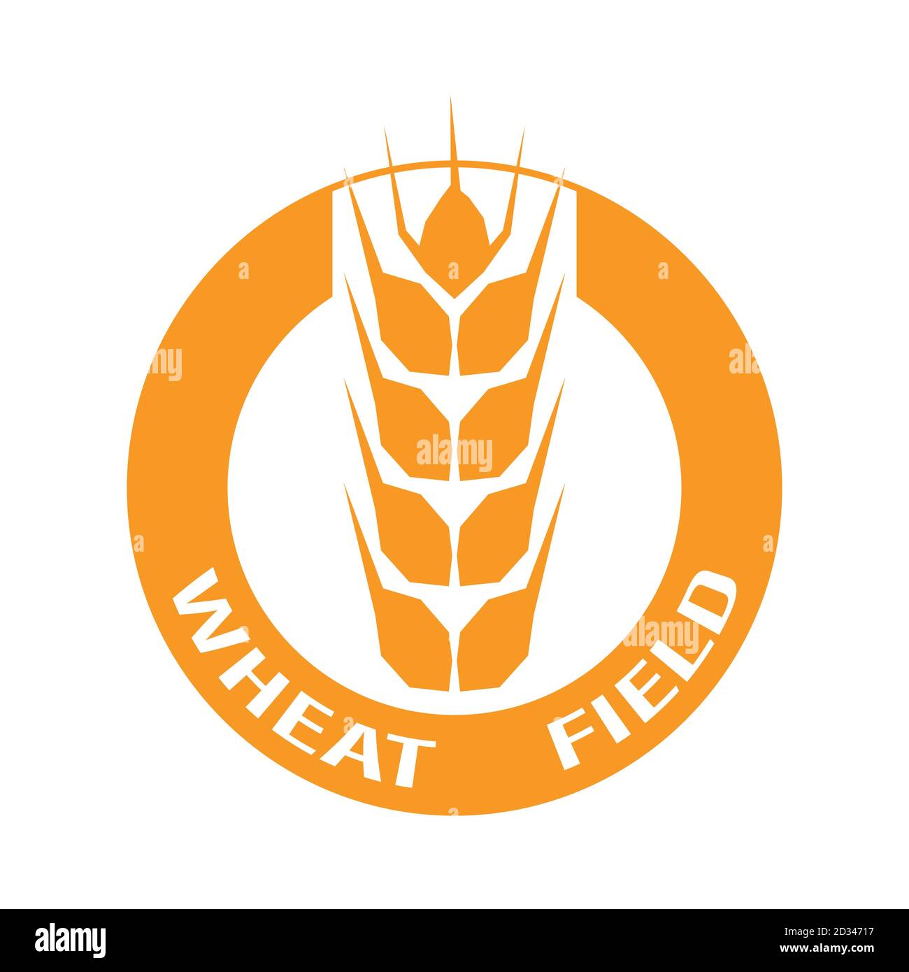 Wheat icon on white background. Vector illustration. Suitable for ...