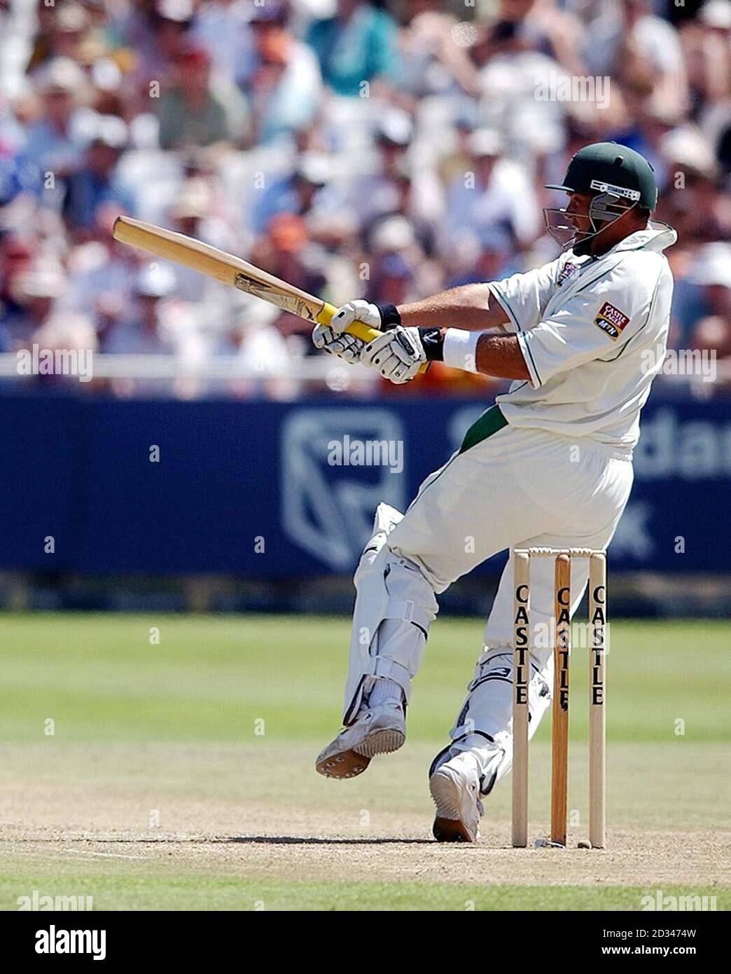 South Africa's Jacques Kallis plays a pull shot. *EDITORIAL USE ONLY ...