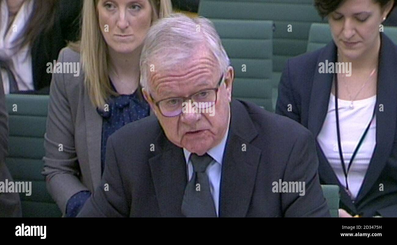 Sir John Chilcot Gives Evidence High Resolution Stock Photography and ...