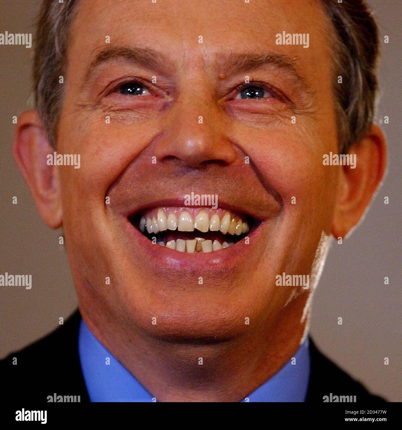 Politics head head shot smiling tony blair hi-res stock photography and ...