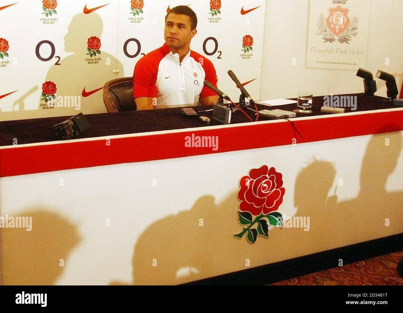 England Rugby union captain Jason Robinson Stock Photo - Alamy