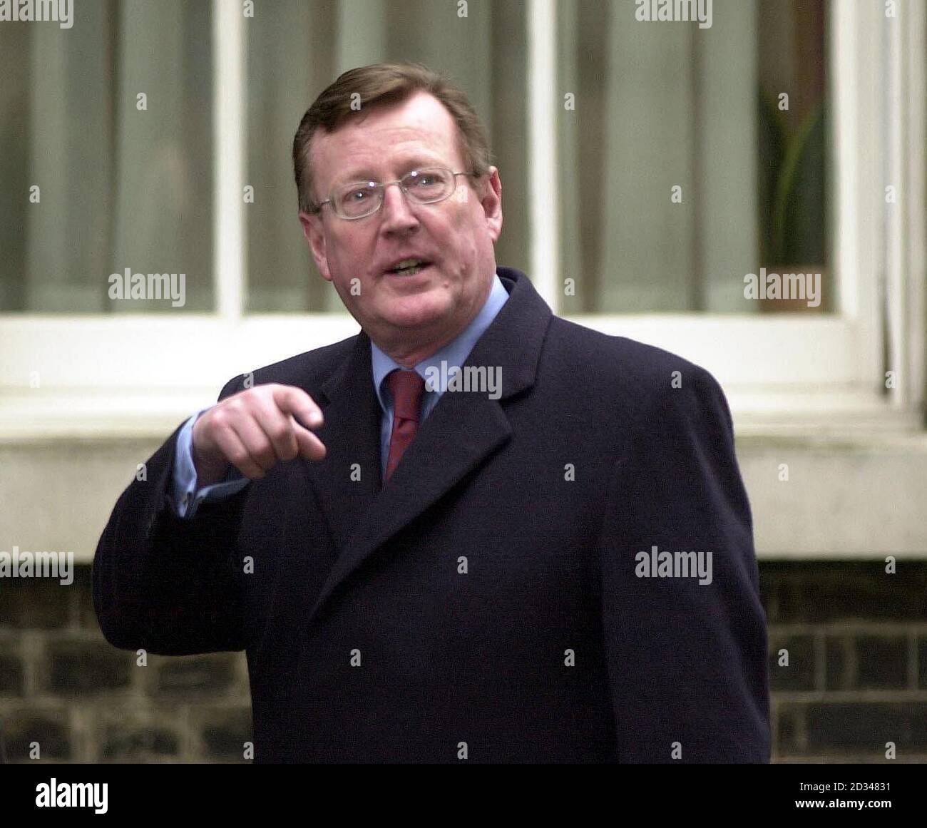 Ulster talks ulster unionist leader david trimble hi-res stock ...