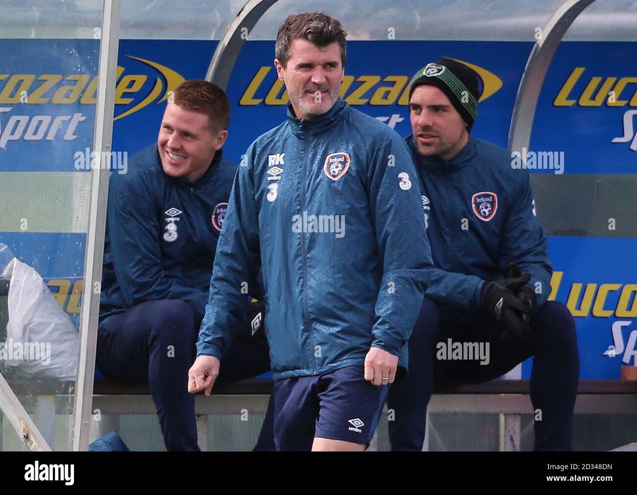 Republic of Ireland's (left to right) James McCarthy, assistant manager ...