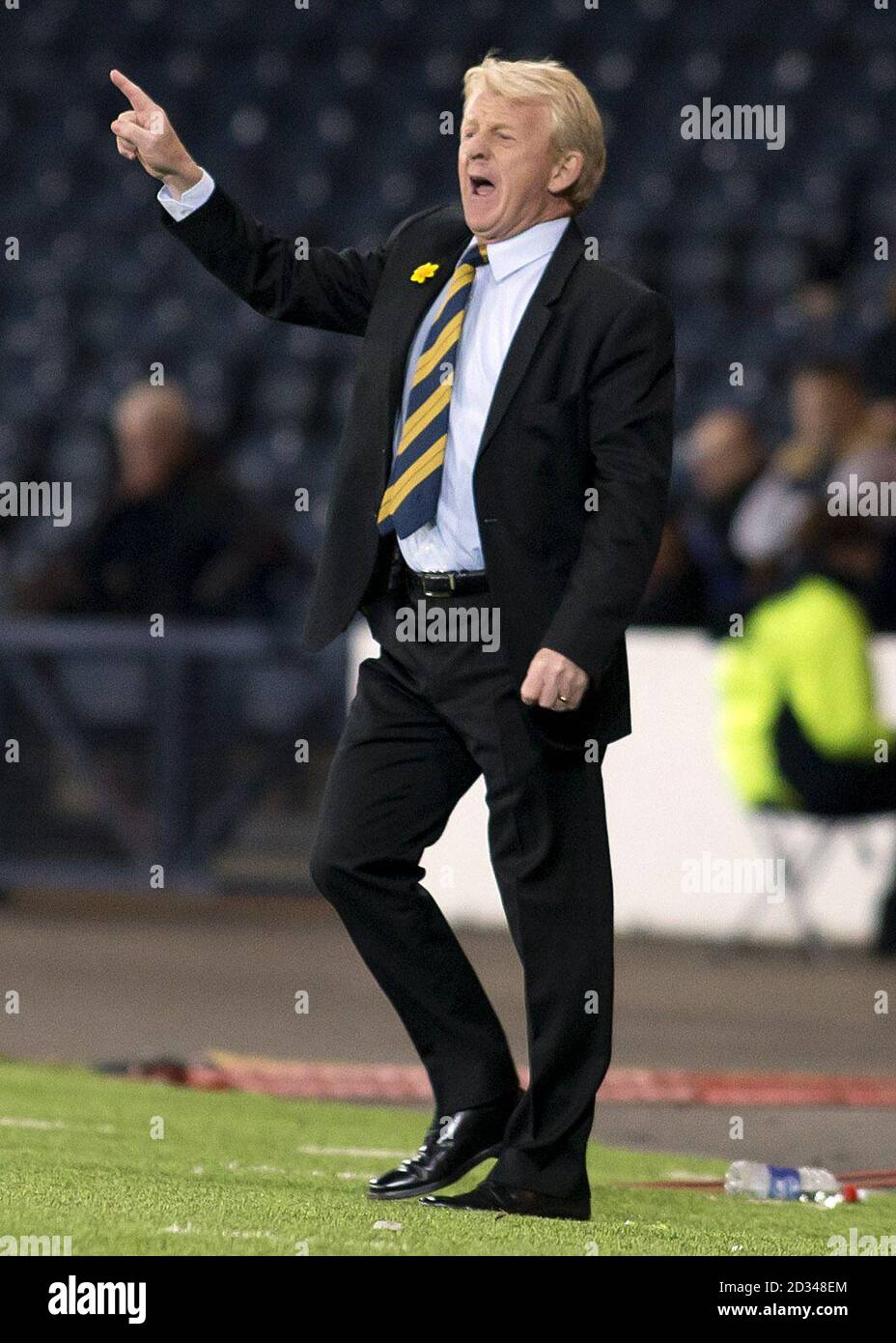Scotland manager Gordon Strachan during the International Friendly at ...