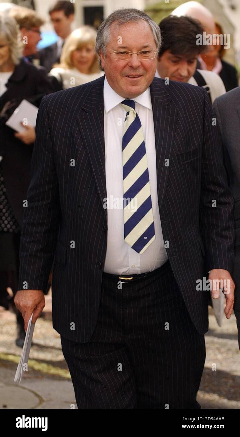 Countdown presenter, Richard Whiteley, departs after attending a ...