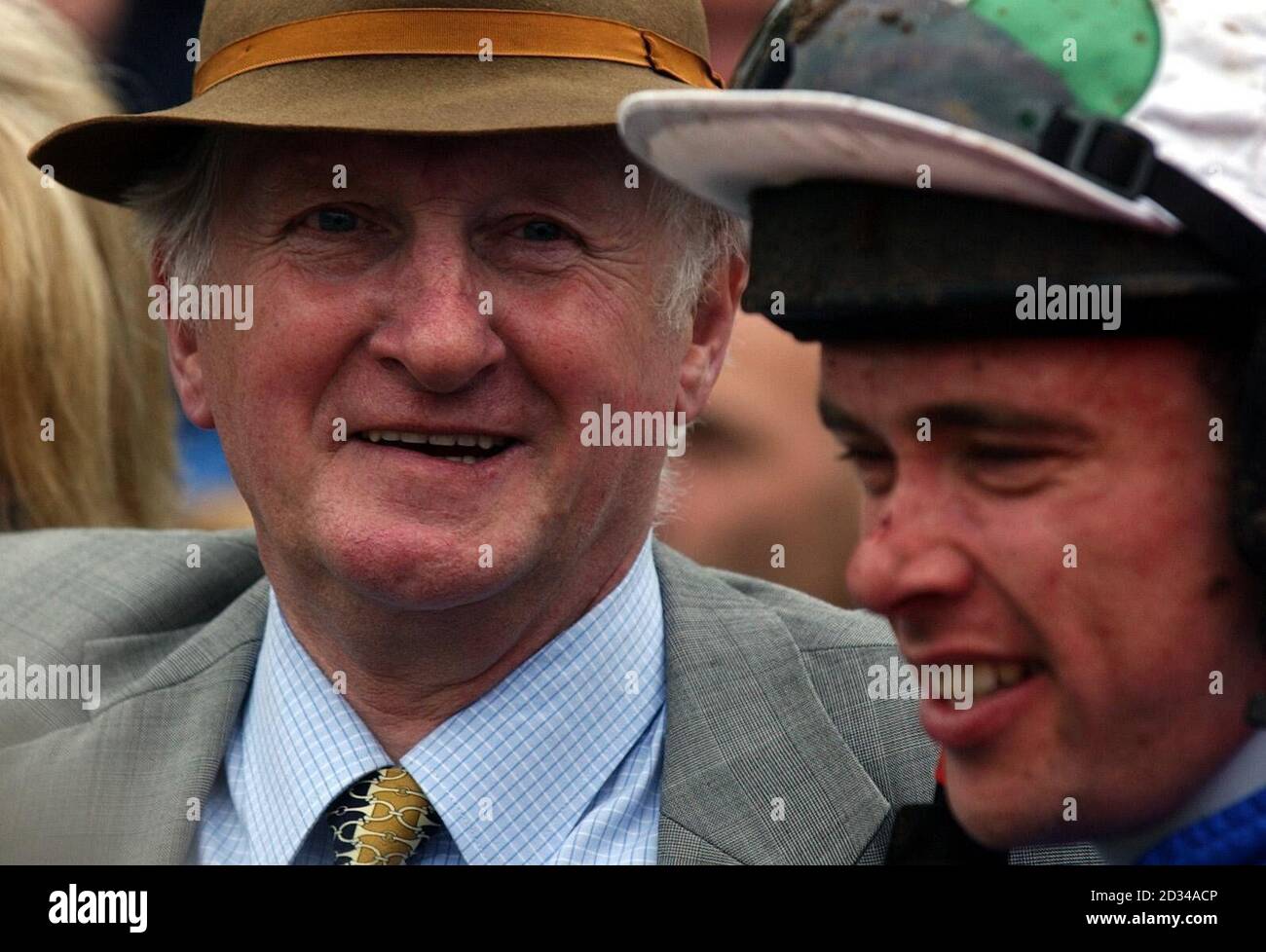 Trainer Martin Pipe and jockey Timmy Murphy after Well Chief won the ...