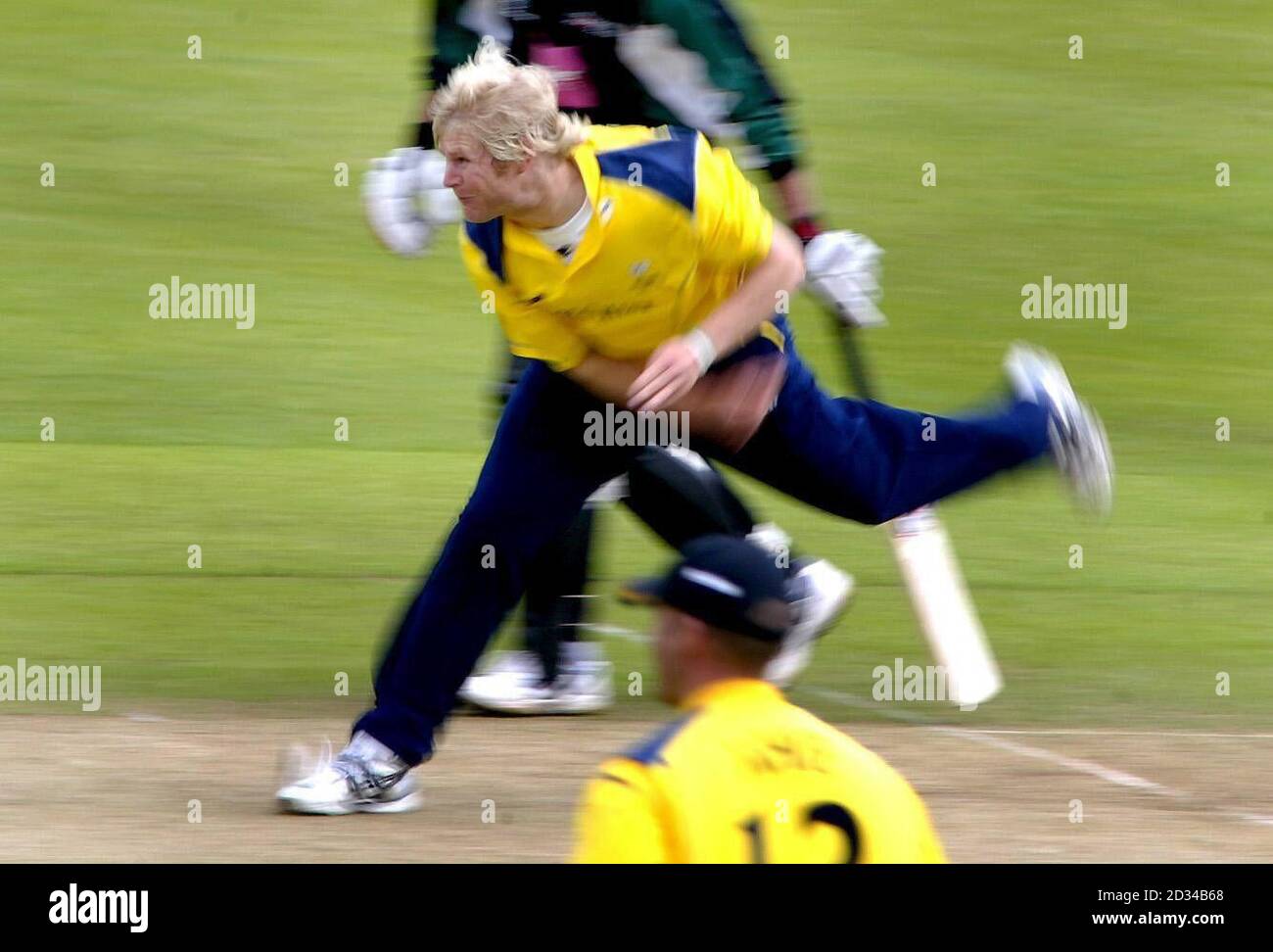 Yorkshire's Matthew Hoggard Stock Photo - Alamy