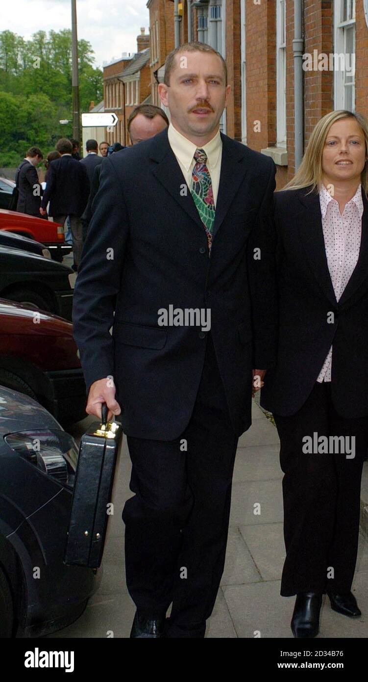 PC Mark Milton leaves court where he was cleared of all driving charges ...
