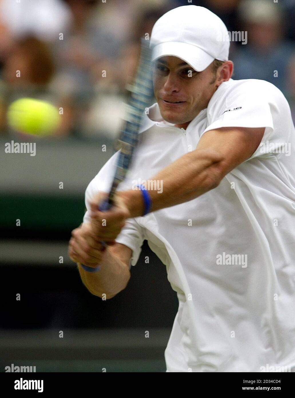 USA's Andy Roddick in action Stock Photo - Alamy