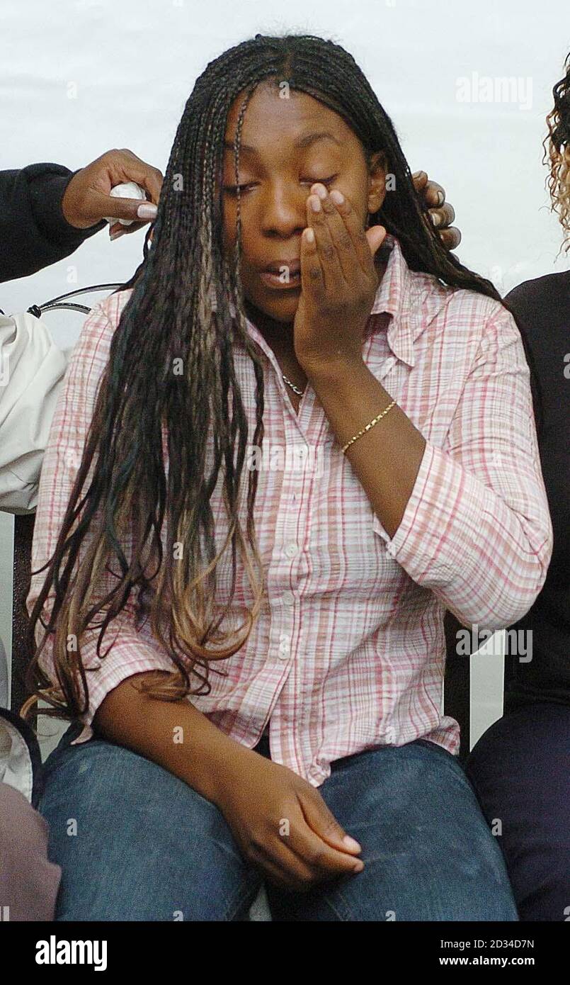 Dominique Walker the sister of murdered teenager Anthony Walker at the ...