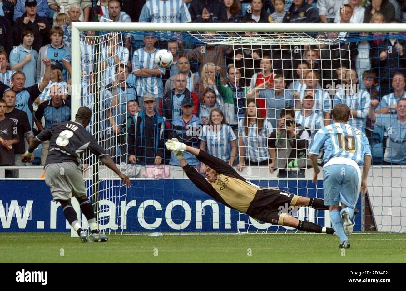 Coca cola championship match highfield road stadium hi-res stock ...