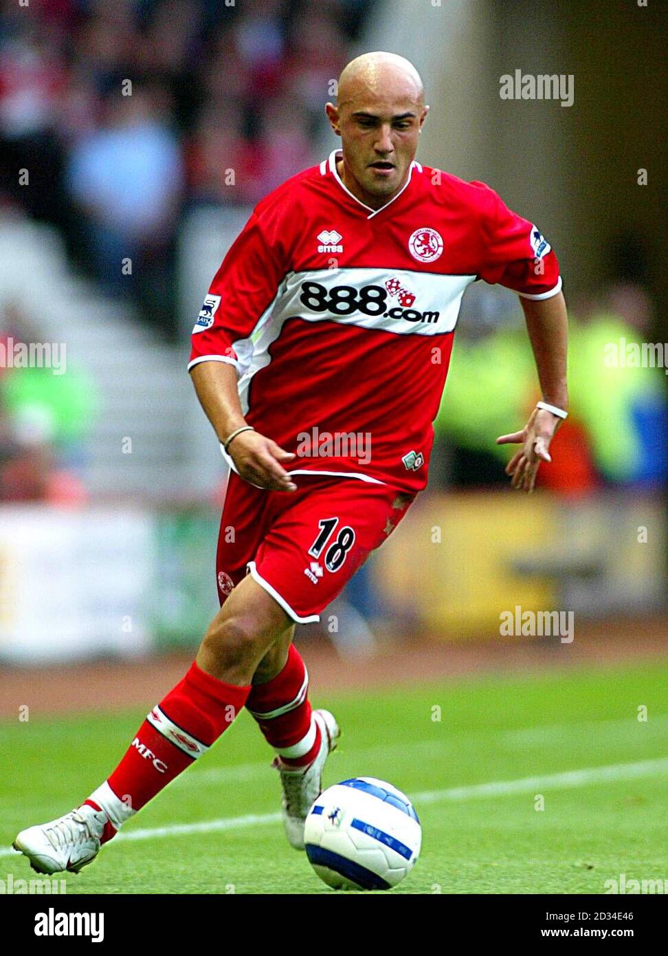 Middlesbrough's Massimo Maccarone Stock Photo - Alamy