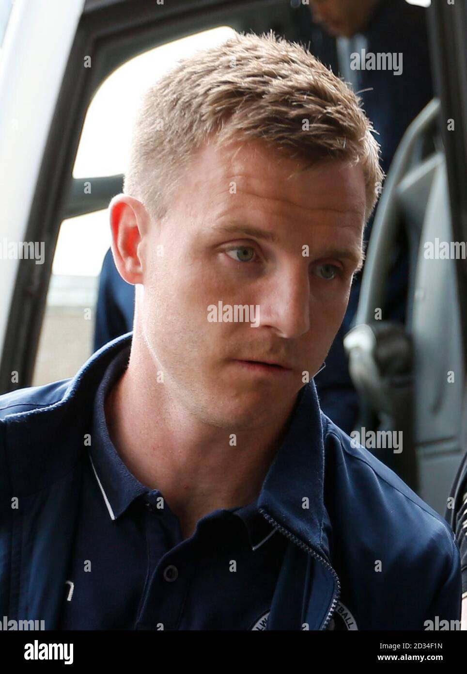Millwall's Tony Craig arrives at The Den Stock Photo - Alamy