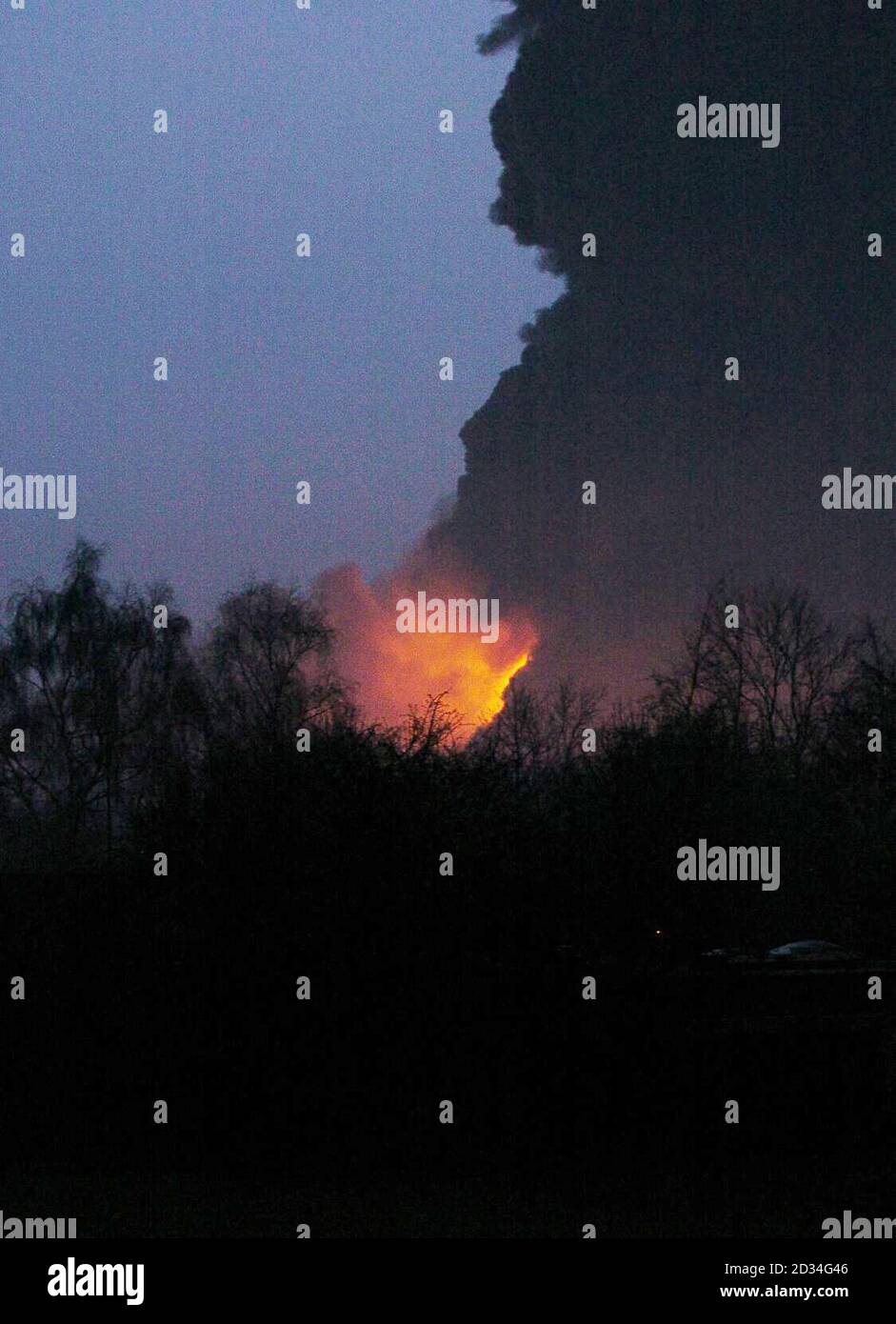 Buncefield oil terminal blast hi-res stock photography and images - Alamy