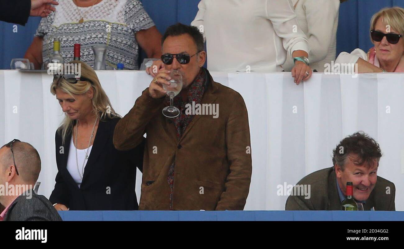 Bruce springsteen watches fei nations cup hi-res stock photography and ...