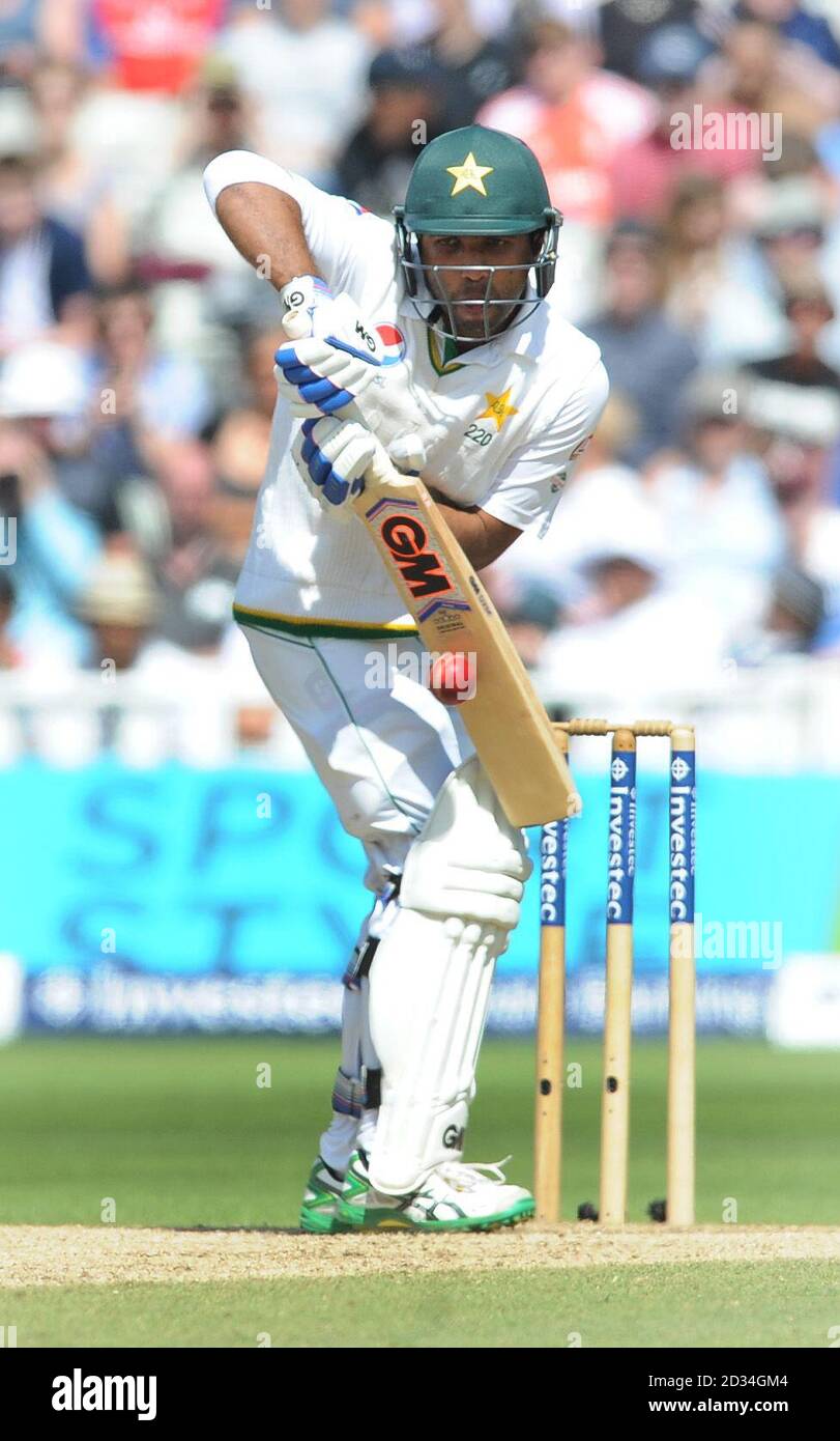 Pakistan's Sami Aslam during day five of the 3rd Investec Test Match at ...