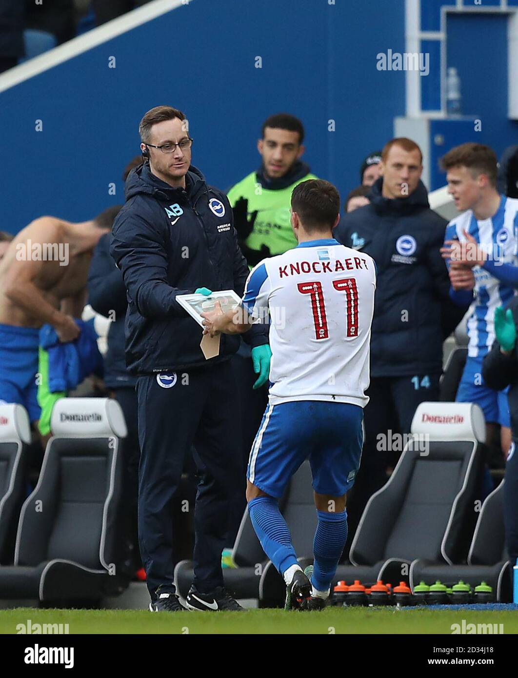 Anthony knockaert goal celebration hi-res stock photography and images ...