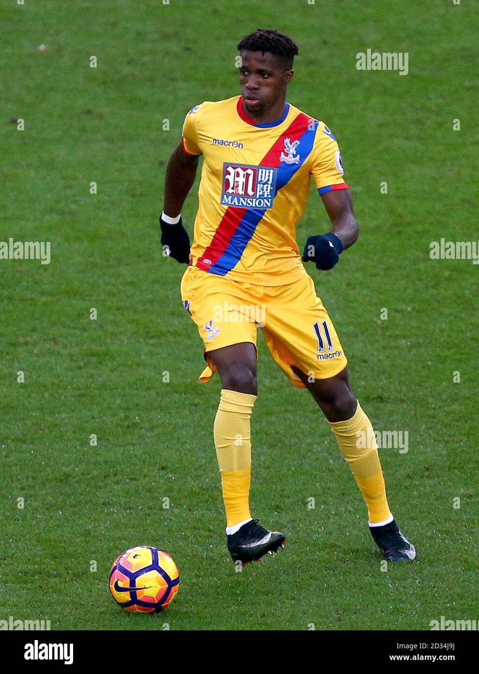 Crystal Palace's Wilfried Zaha Stock Photo - Alamy