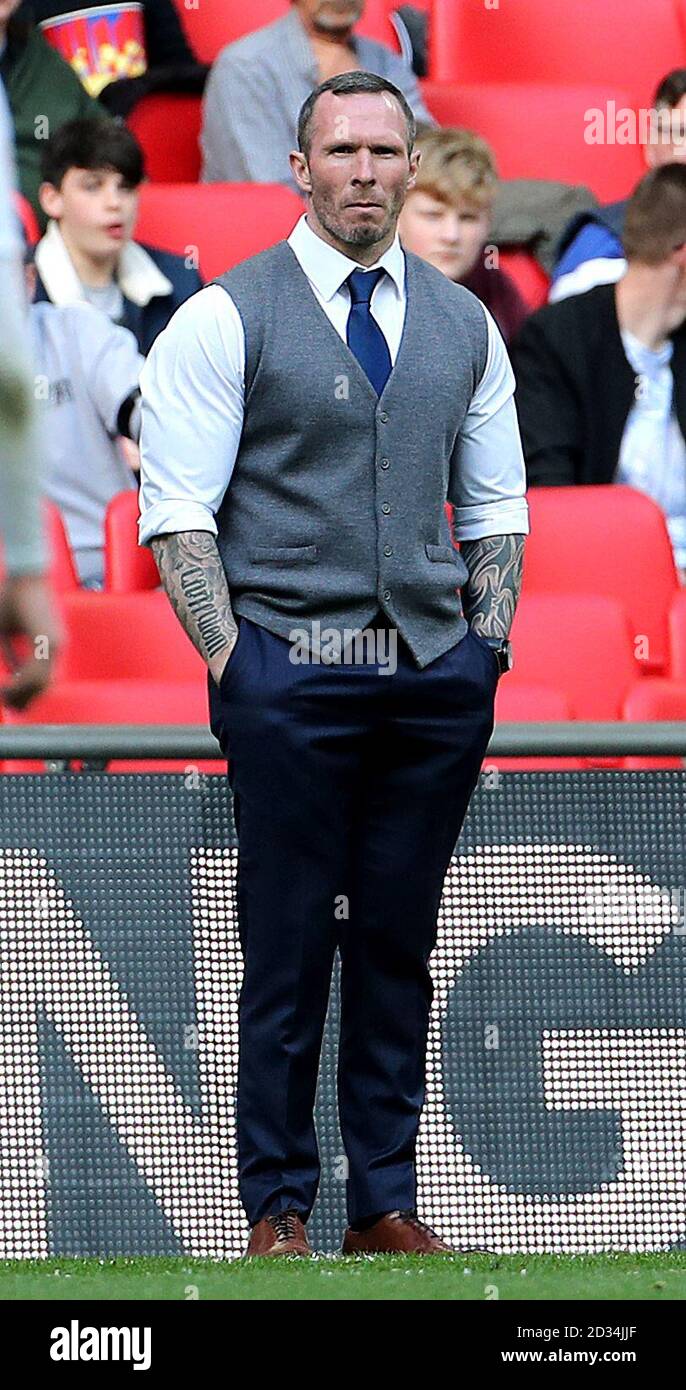 Oxford United manager Michael Appleton Stock Photo - Alamy