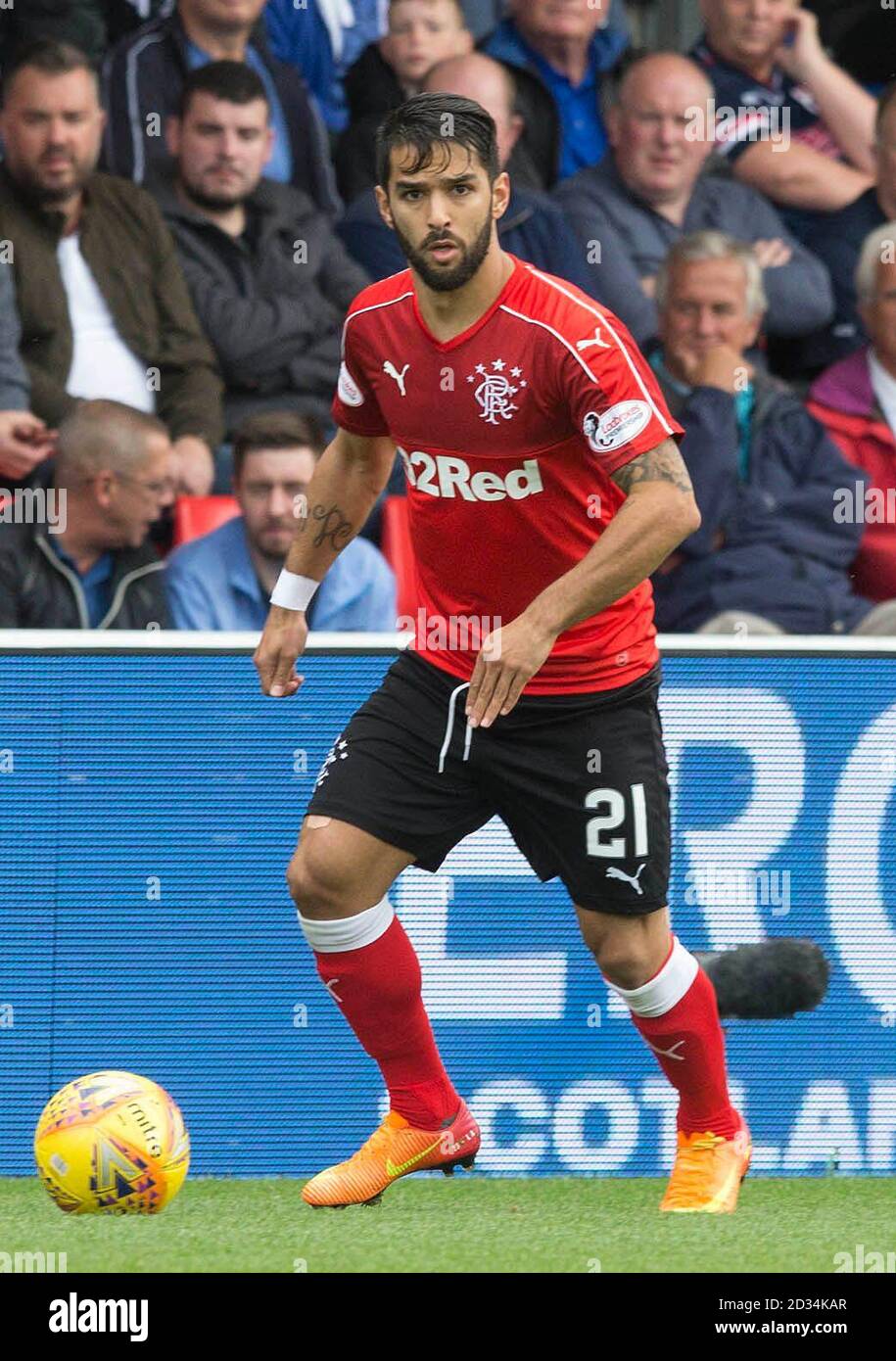 Rangers' Daniel Candeias during the Ladbrokes Scottish Premiership ...