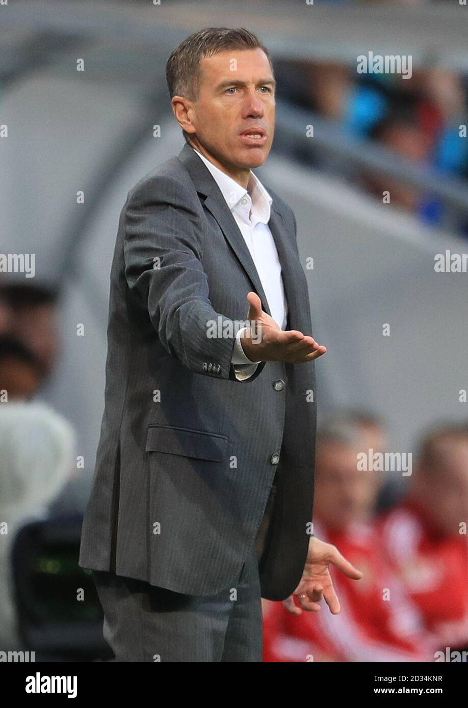 Slovenia manager Srecko Katanec Stock Photo - Alamy