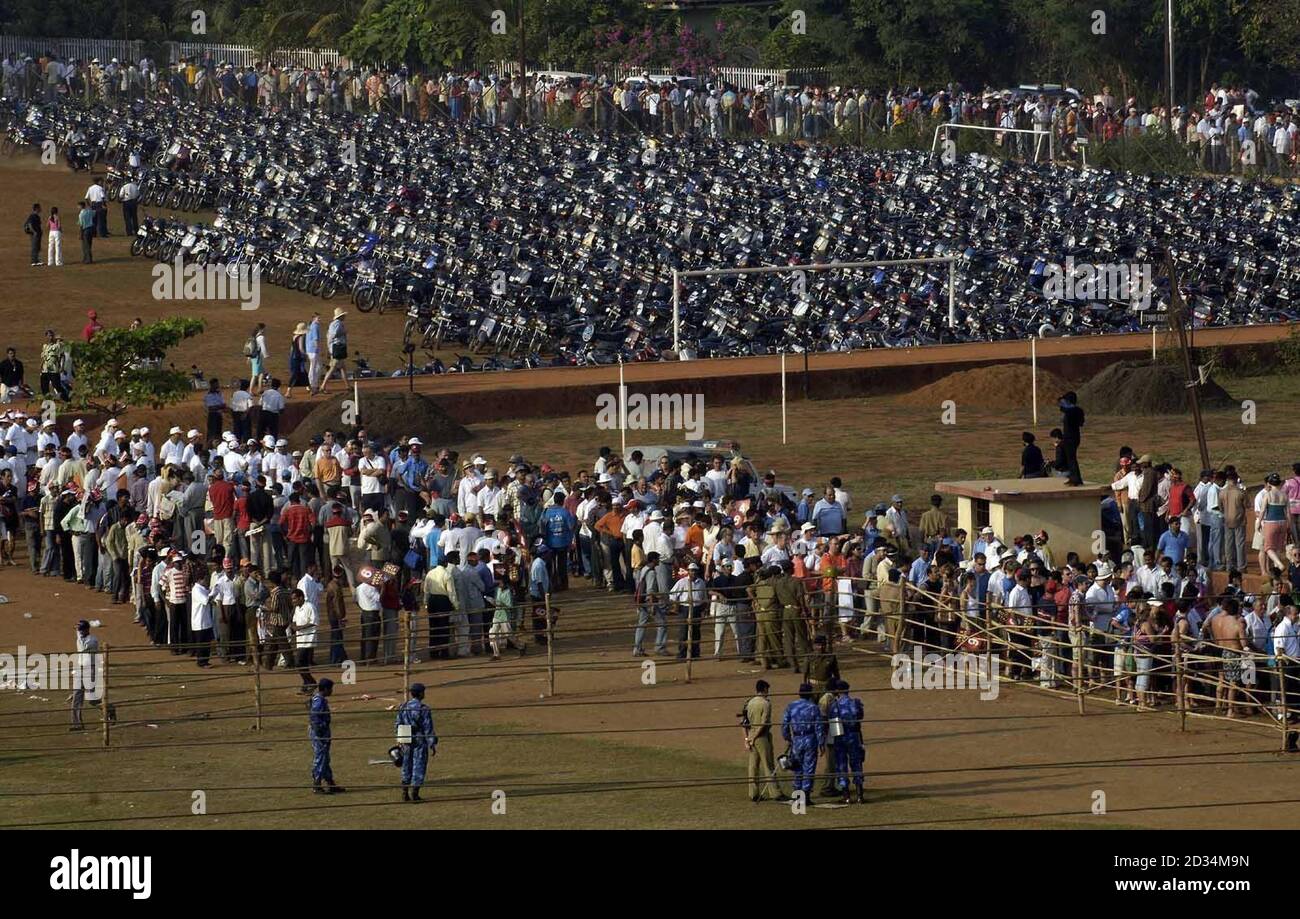 Jawaharlal nehru international stadium hi-res stock photography and ...