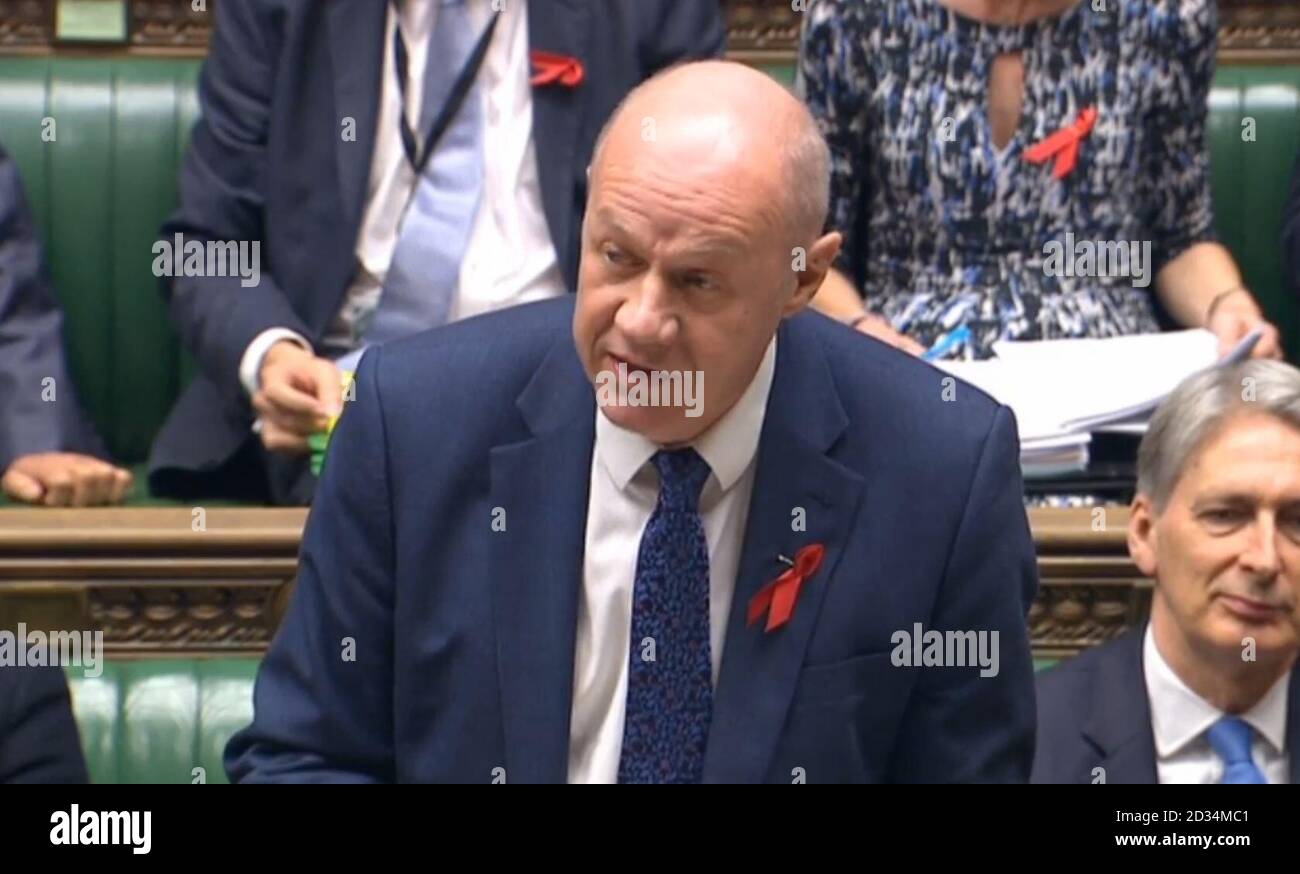 First Secretary of State Damian Green speaks during Prime Minister's ...