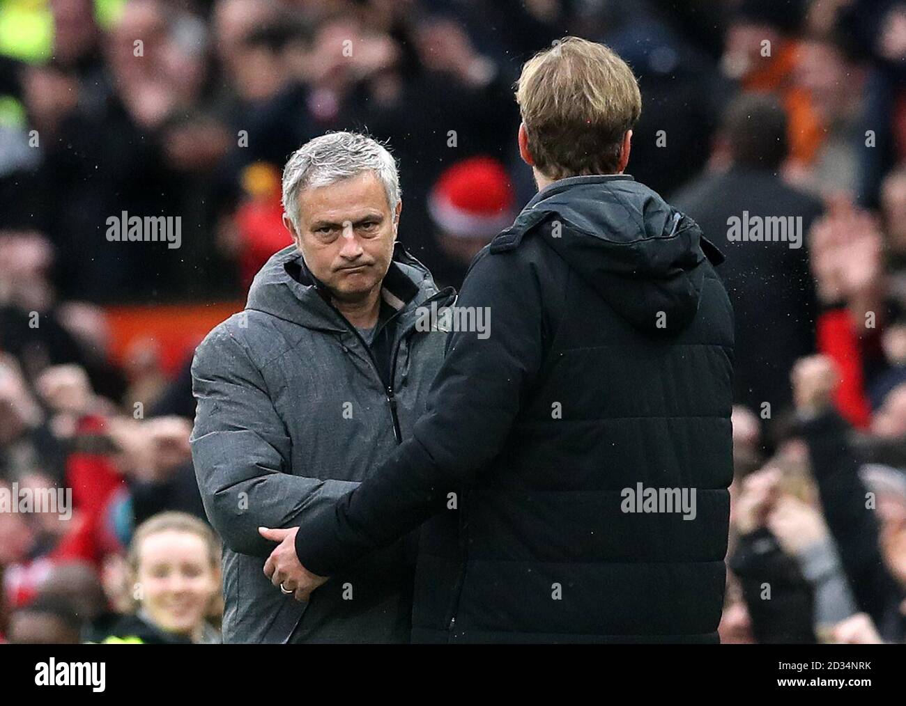 Manchester United Manager Jose Mourinho Shake Hands High Resolution ...