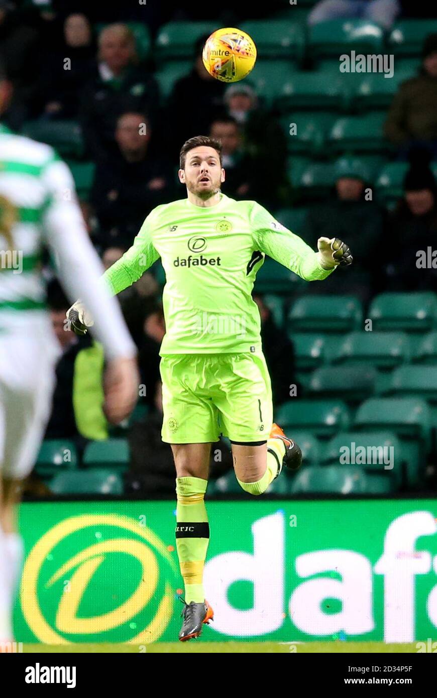 Celtic goalkeeper Craig Gordon during the Scottish Premiership match at ...